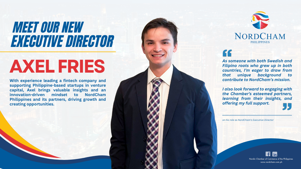 NordCham Philippines Welcomes Axel Fries as New Executive Director | Nordic Chamber of Commerce ...